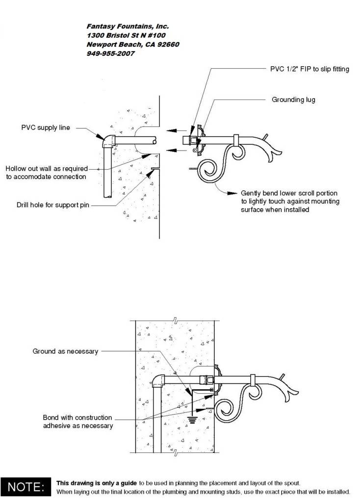 Boboli Small Drop Spout FF401 – Fantasy Fountains